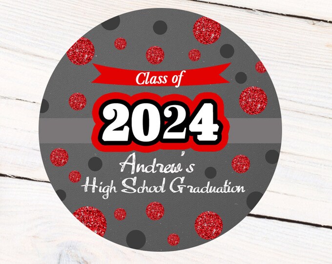 Graduation Labels | Personalized Grad Stickers | Grad Labels ...