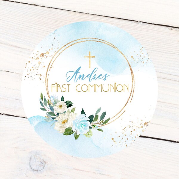 Communion Stickers - Etsy