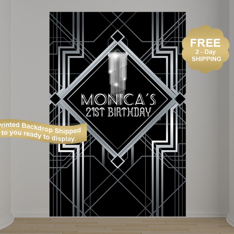 Great Gatsby Backdrop - Etsy