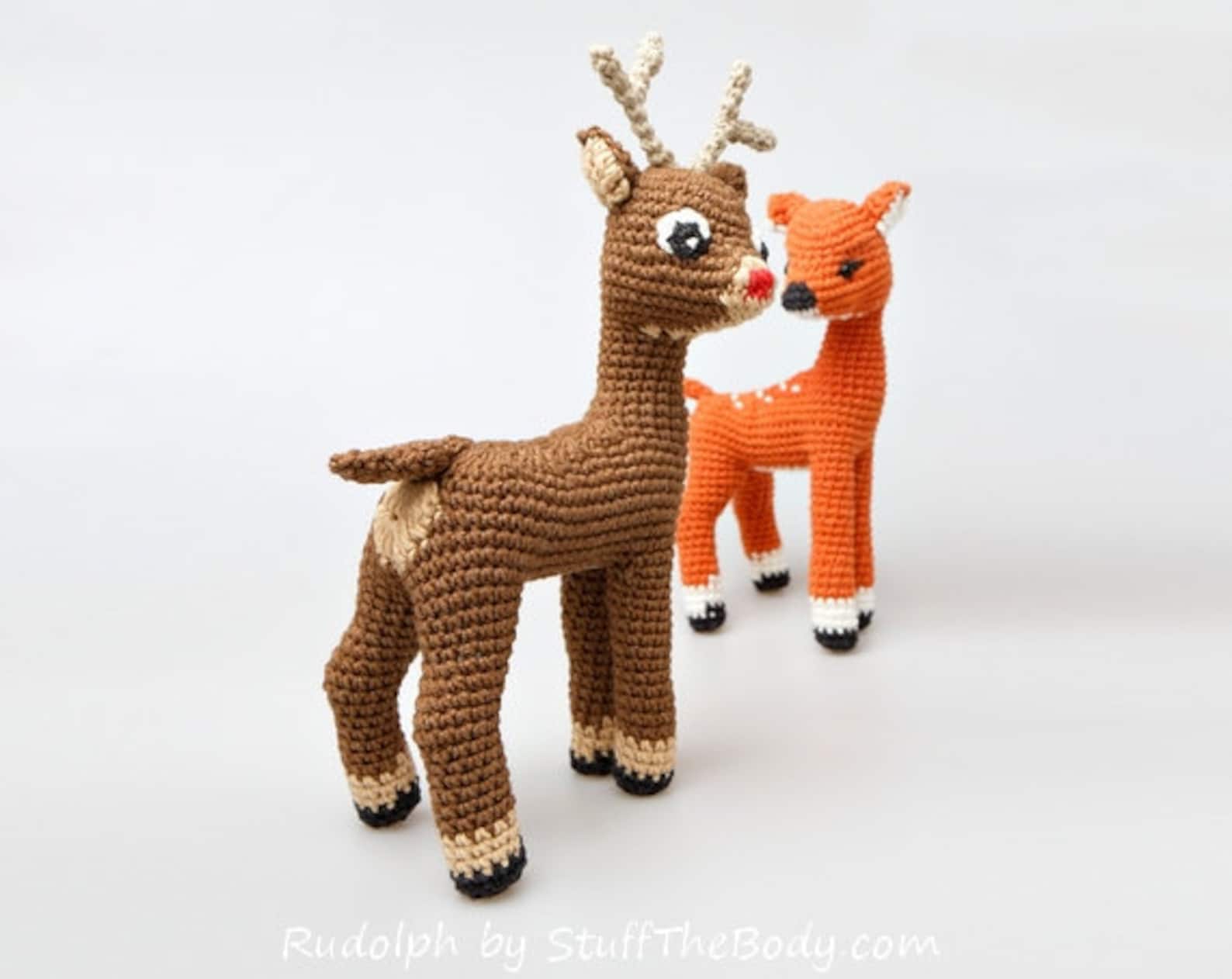 Rudolph the Red-nosed Reindeer Free Pattern Modification - Etsy Canada