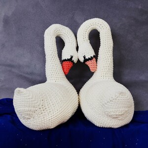 Elegant Swan One-piece Amigurumi Pattern, Wedding Centerpiece, Baby ...
