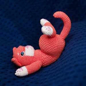 Scratch-my-tummy Kitten Amigurumi Pattern, Crochet Cat Pattern, Baby ...
