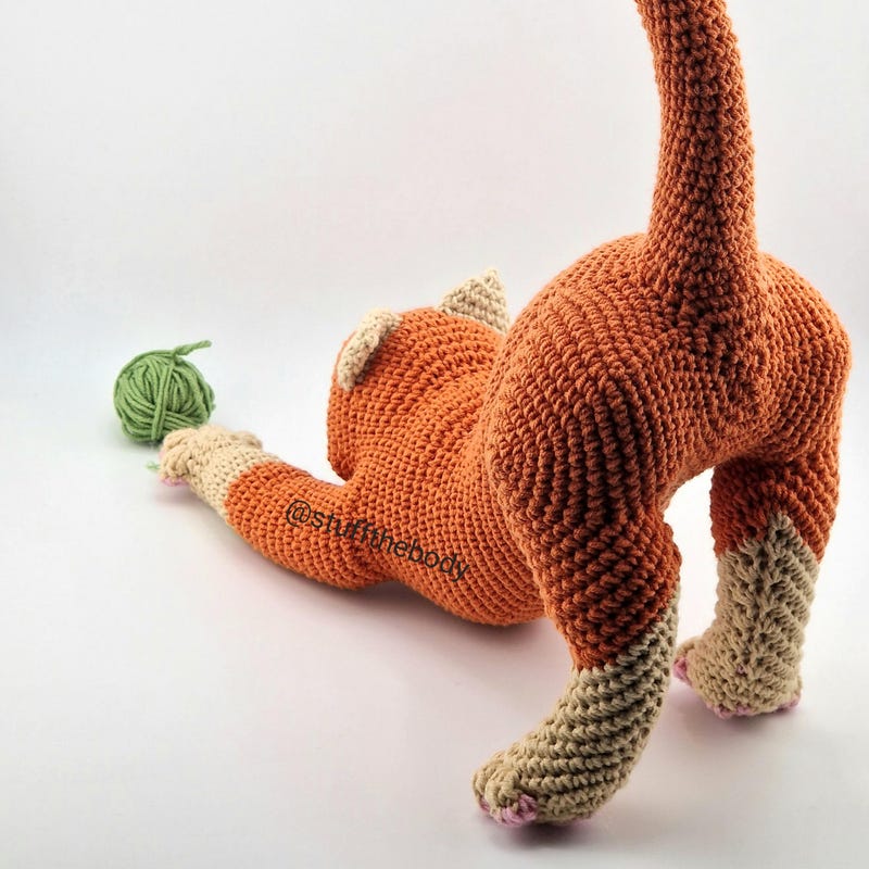 Crochet Yoga Cat Pattern - Etsy