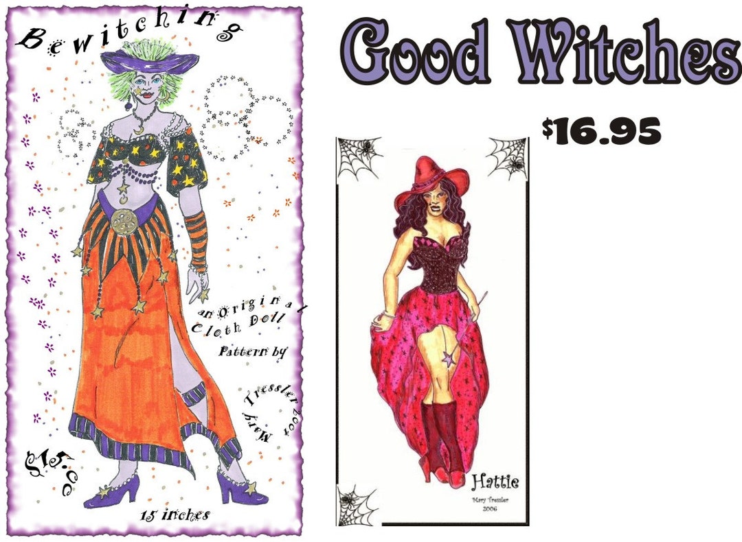 PDF Digital Download, Original Design Dolls, Cloth Doll Pattern Bundle ...