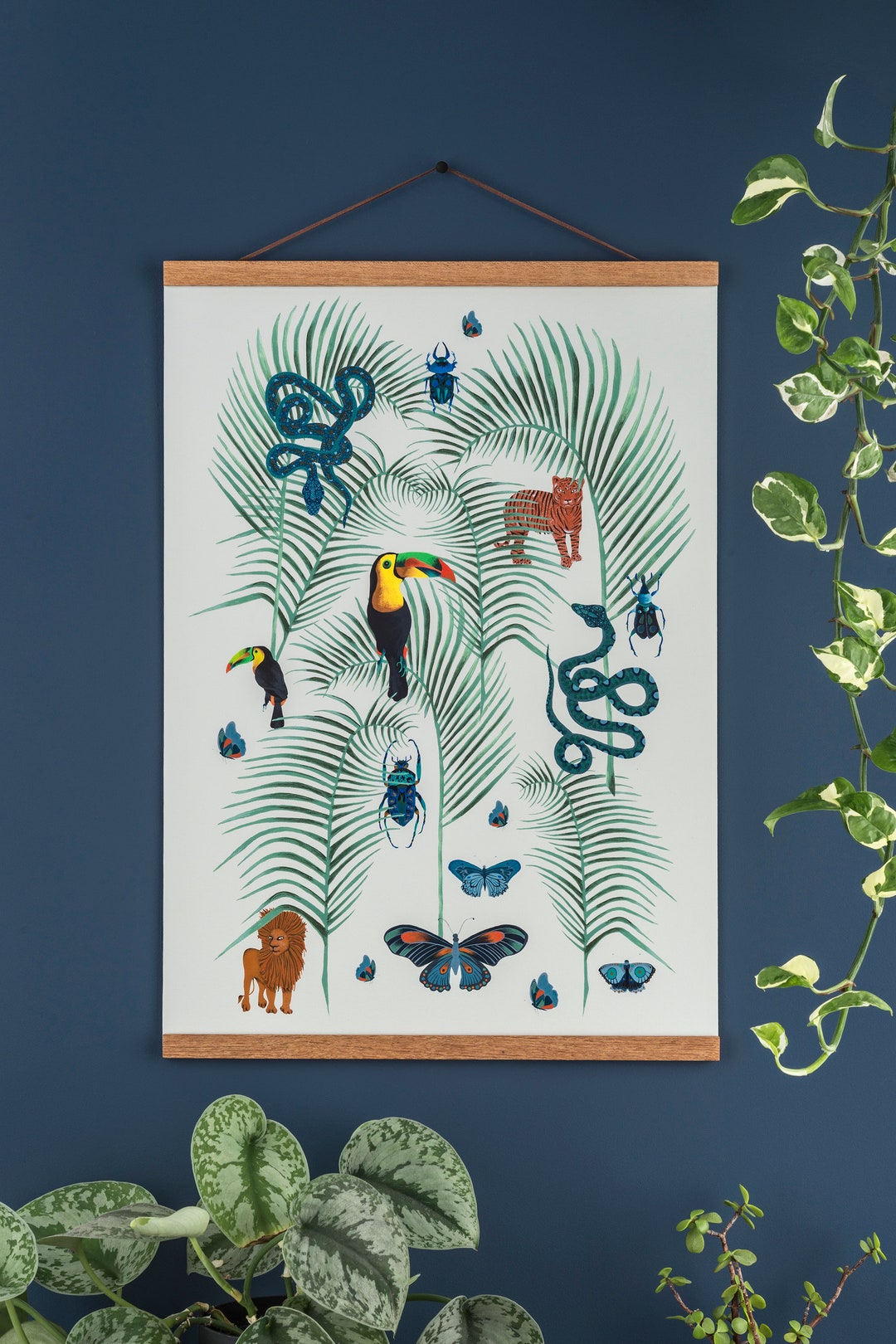 Flora and Fauna Art Print. A2 Flora and Fauna Art Print. A2 Art Print ...