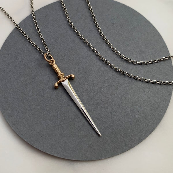 Dagger Necklace - Etsy