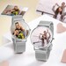 Personalized Image Watch Custom Photo & Calendar Watch Milanese Strap ...