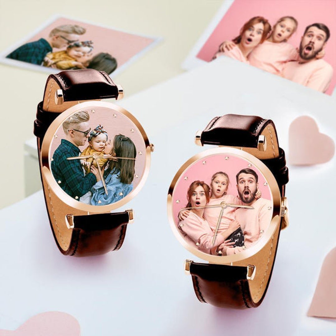 Personalized Watch Engraved Name Watch Custom Photo Wrist Watches ...