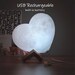 Personalization Heart Moon Lamp Night Light 3D Print Moonlight Moon ...