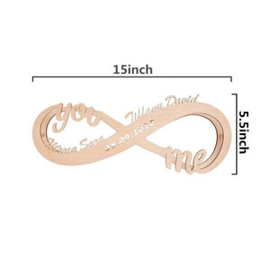 Personalized Infinity I Love You USB LED Night Light Custom Couple Name ...