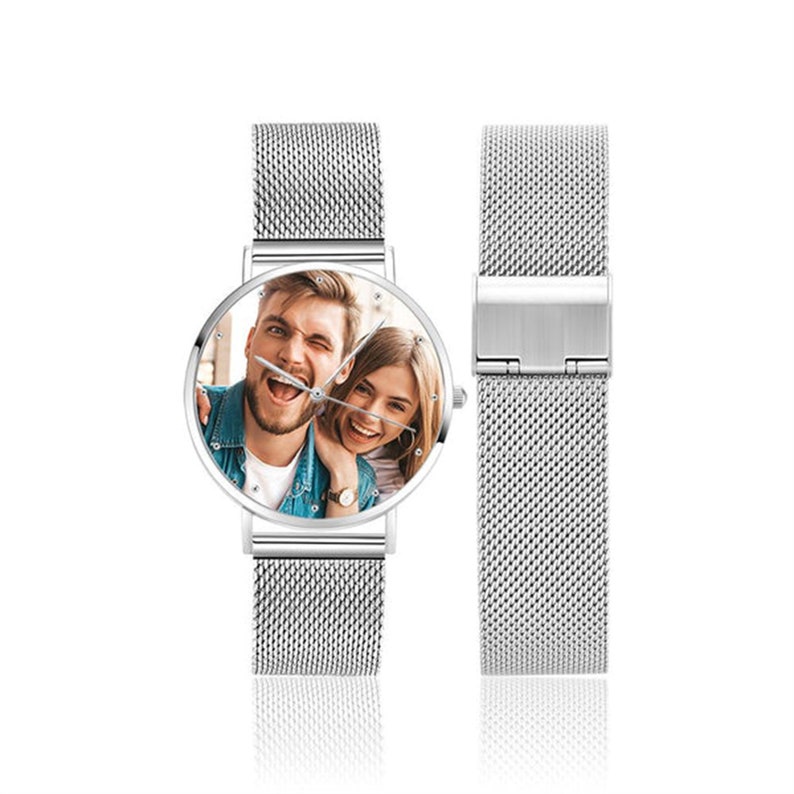 Personalized Image Watch Custom Photo & Calendar Watch - Etsy
