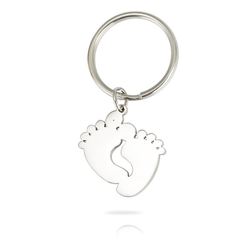 Personalized Keychain Cute Baby Foot Pendant Key Chain - Etsy New Zealand