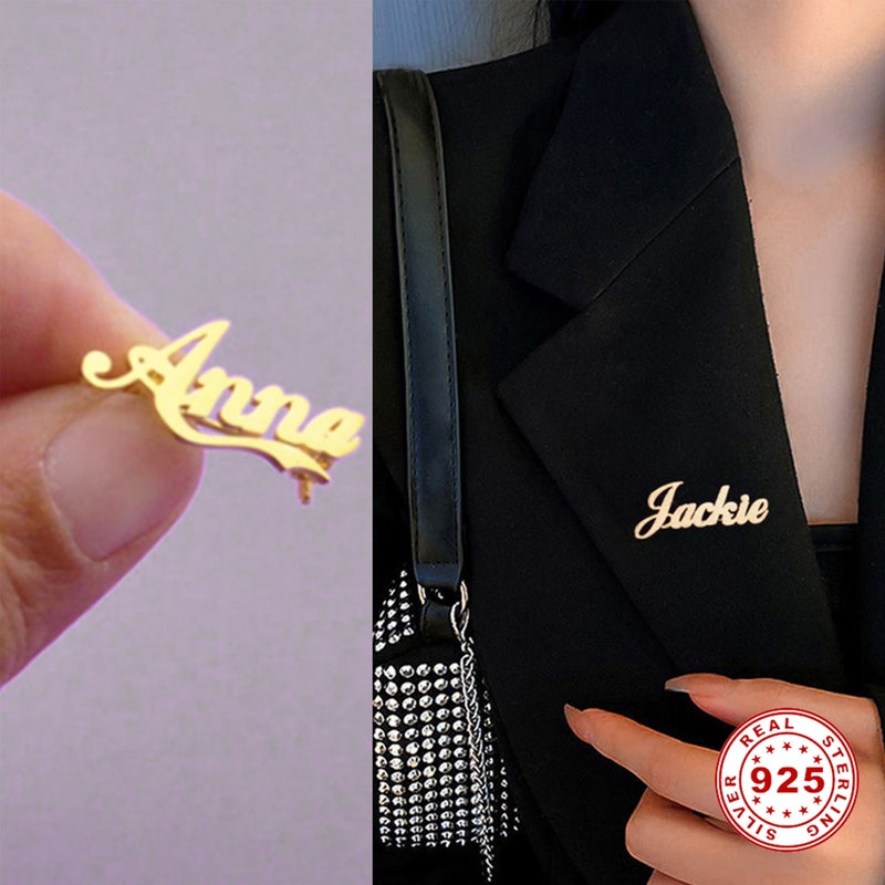 Personalized Brooch - Etsy