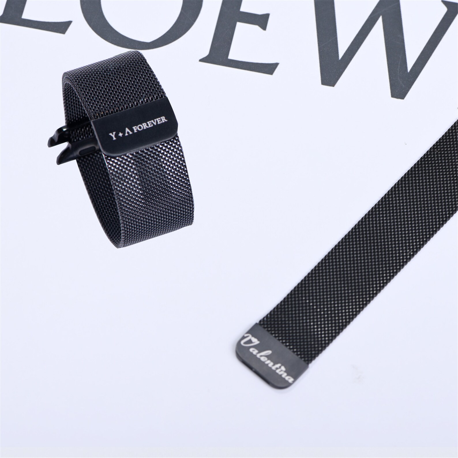 Personalized Milanese Band Strap 42mm/38mm Engrave Milanese - Etsy
