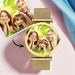 Personalized Photo Watch Custom Photo Name Watch Milanese Strap Watch ...