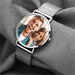 Personalized Image Watch Custom Photo & Calendar Watch Milanese Strap ...