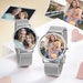 Personalized Image Watch Custom Photo & Calendar Watch Milanese Strap ...
