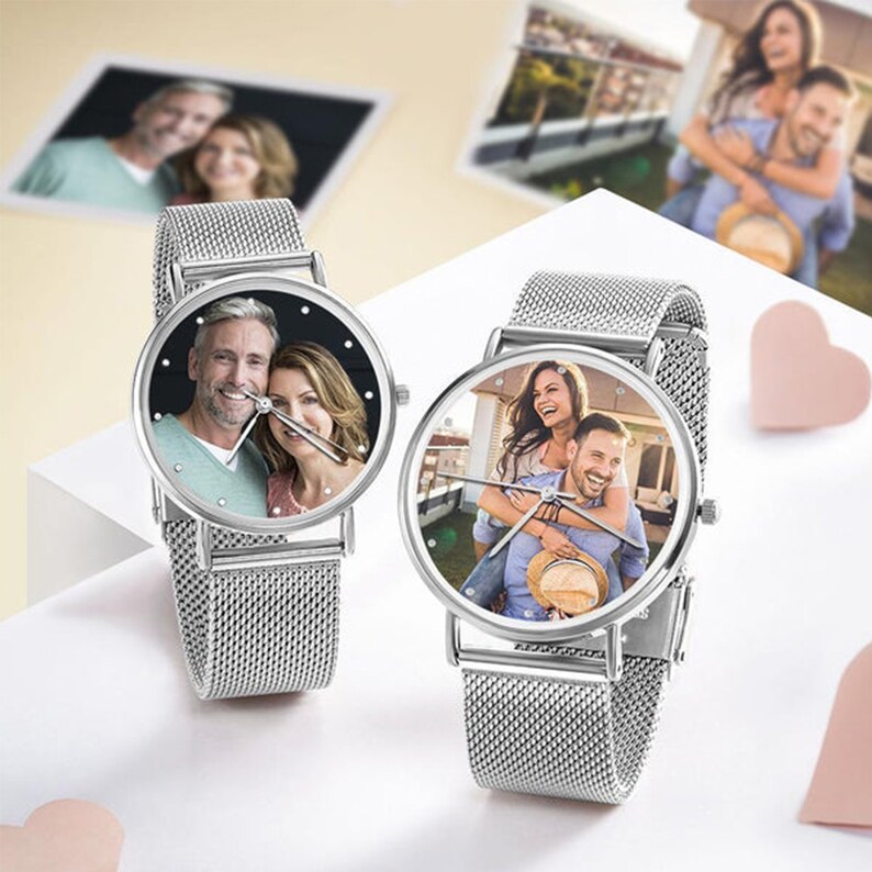 Personalized Image Watch Custom Photo & Calendar Watch - Etsy
