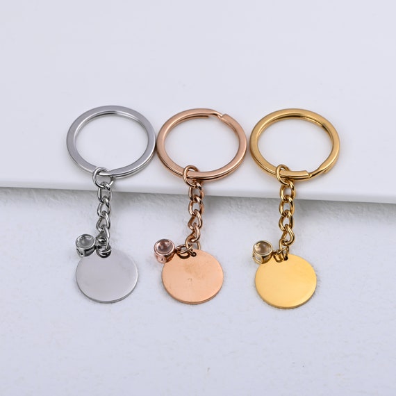 Personalized Photo Keychain Projection Photo Keychain Custom - Etsy
