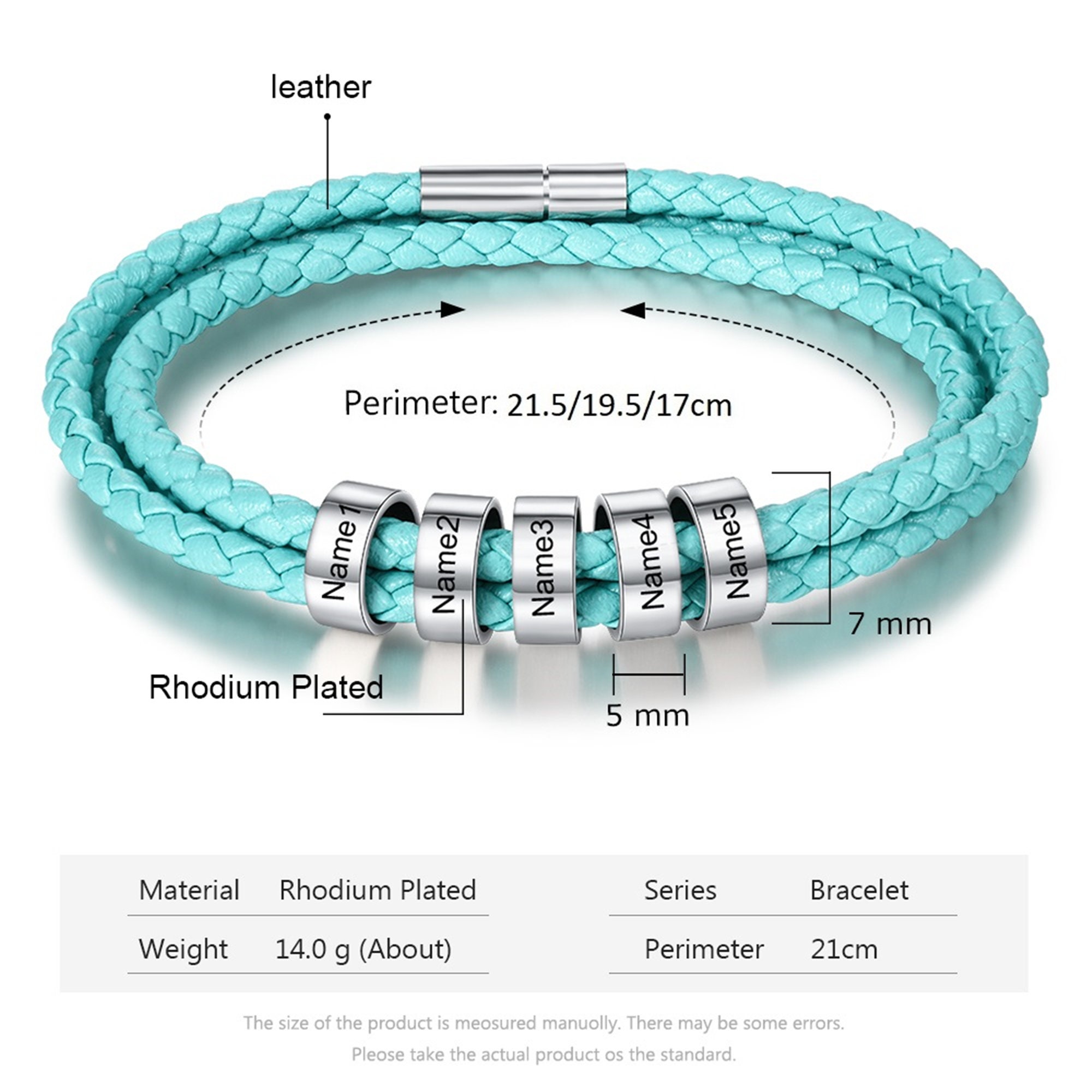 Custom Family Names Bracelet Personalization Engrave Love | Etsy