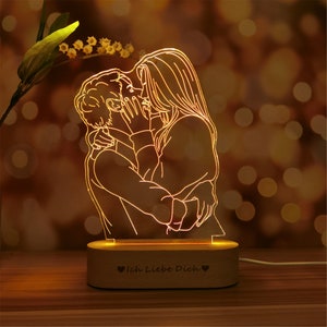 Customized Text Photo 3D Print Night Light Desk Lamp - Etsy