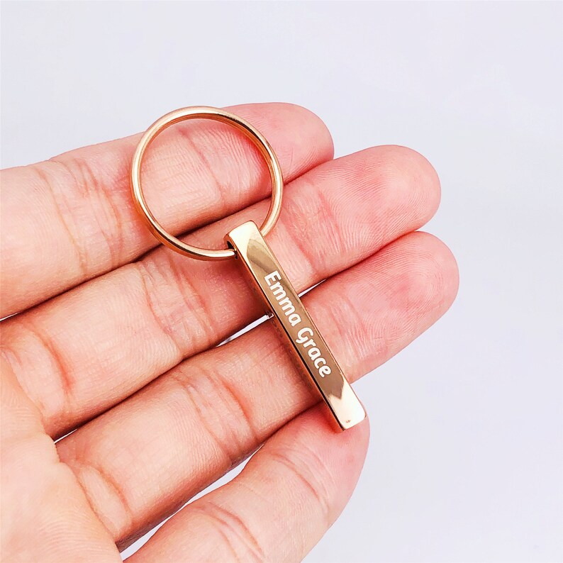 Personalized Engraved Keychain Custom Name Keychain Custom - Etsy Australia