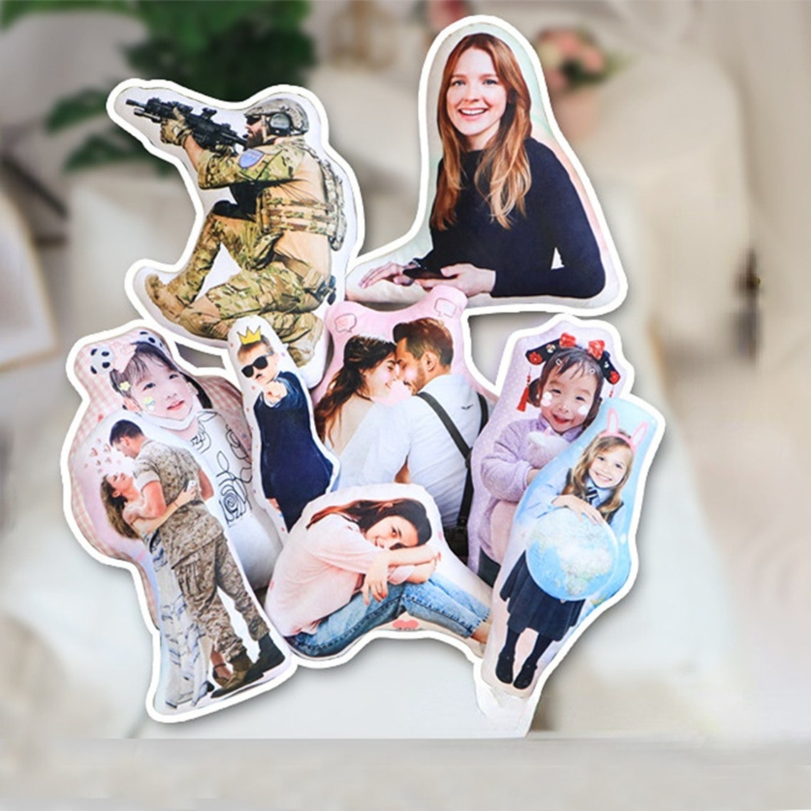 Personalized Photo DIY Portrait Cushion Custom People Pillow - Etsy