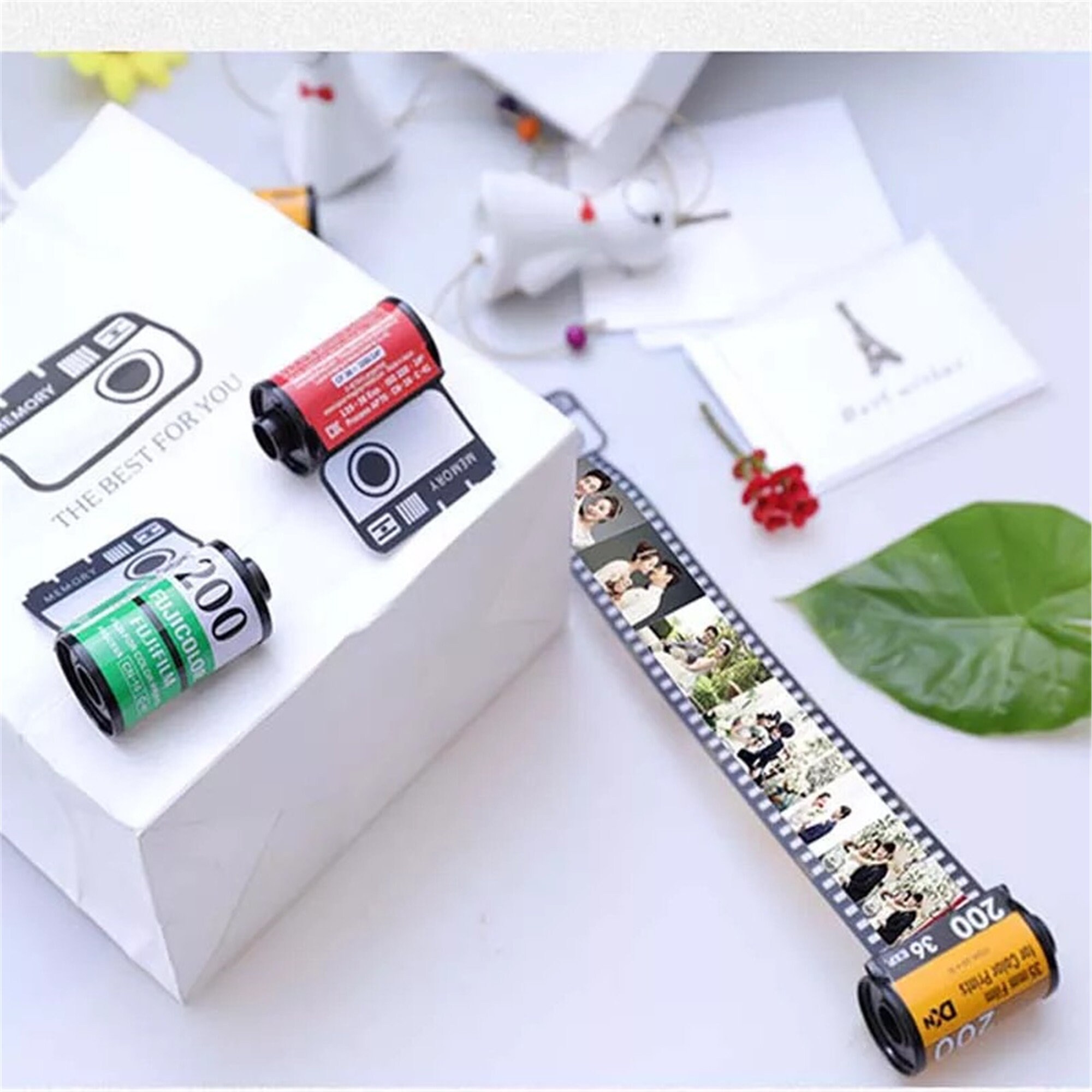 Personalized Camera Film Roll Photo Album Keychain DIY Photo | Etsy UK