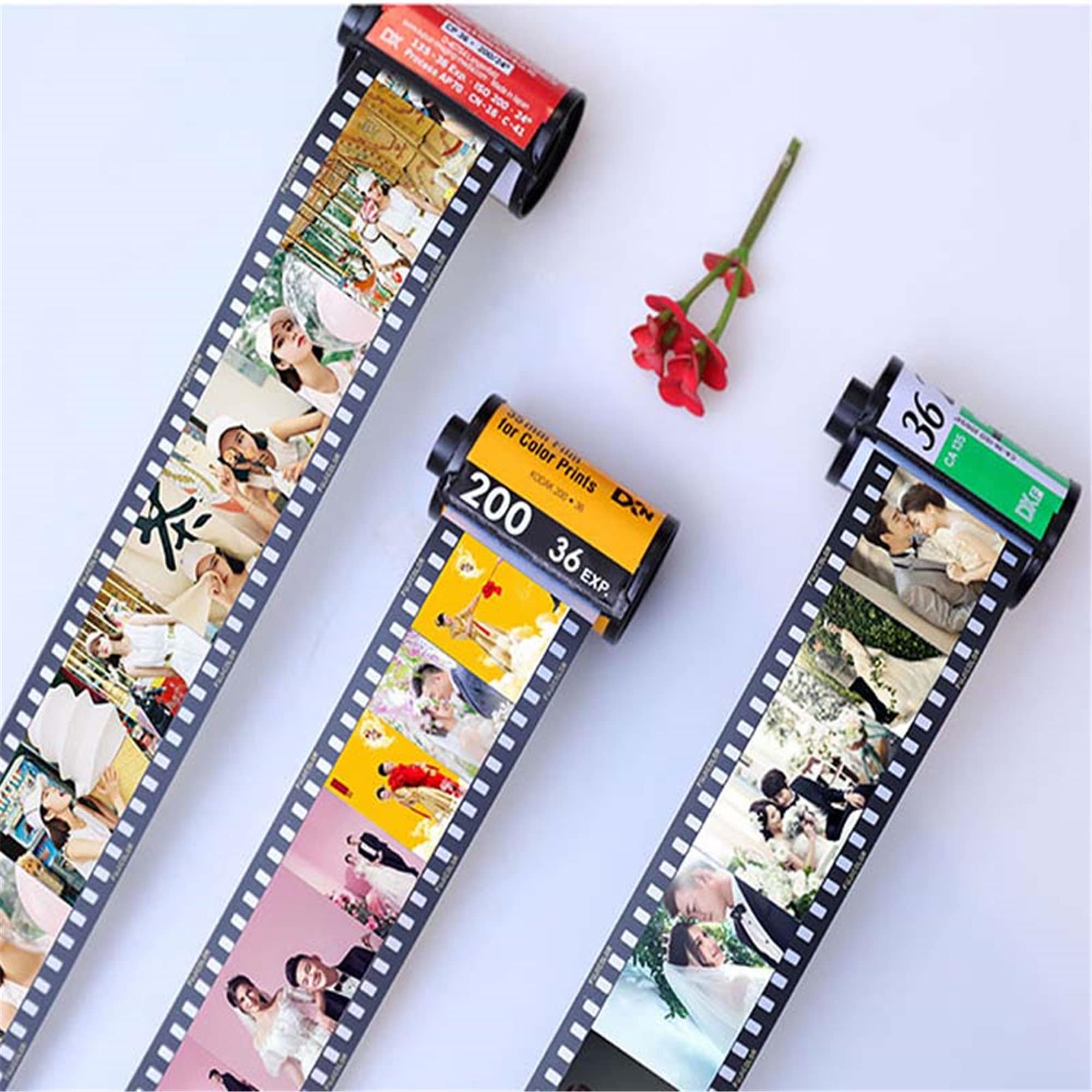 Personalized Camera Film Roll Photo Album Keychain DIY Photo | Etsy UK