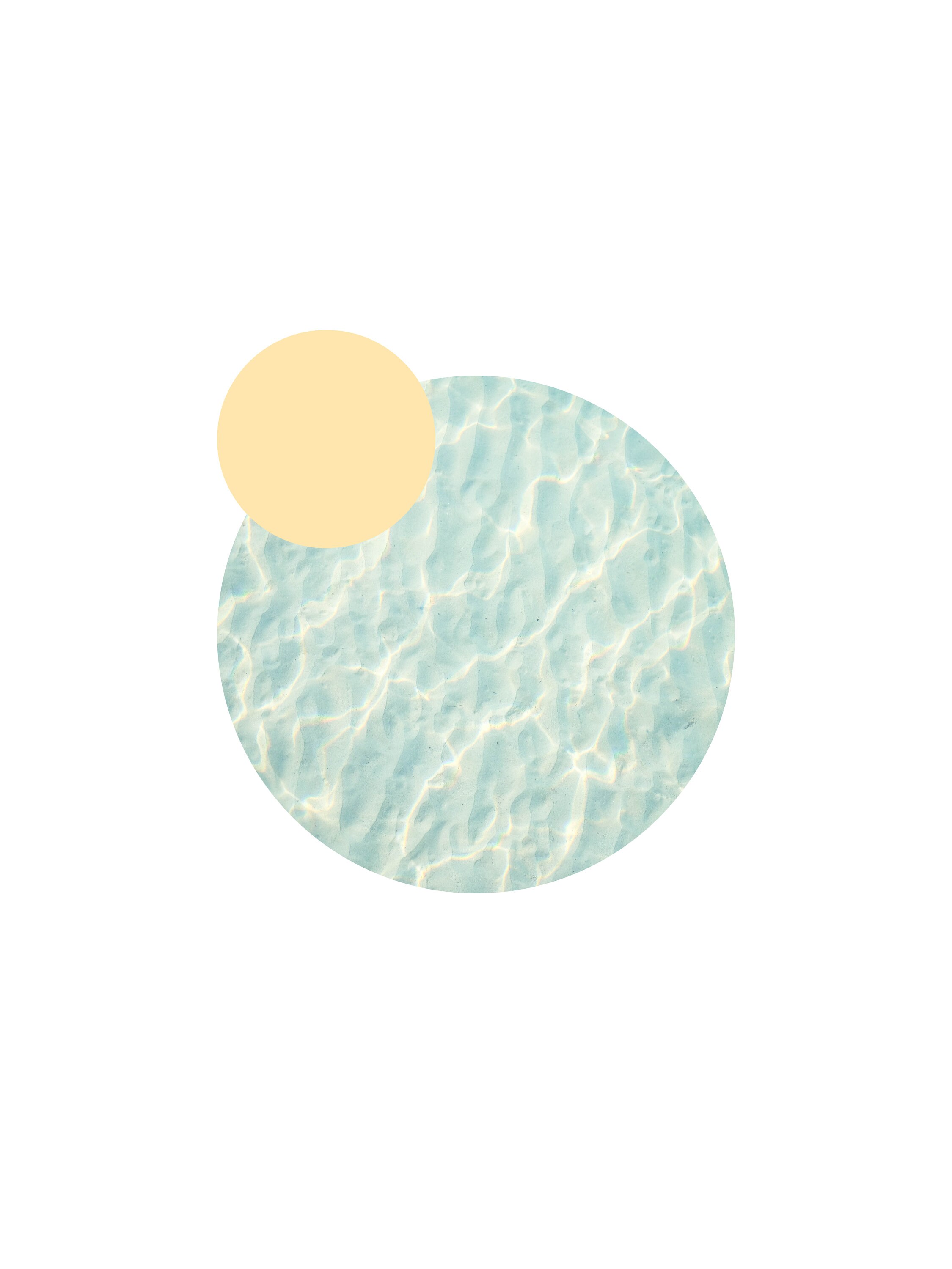 Sun and Sea Abstract Art Print | Geometric Art | Modern Art | Minimal ...