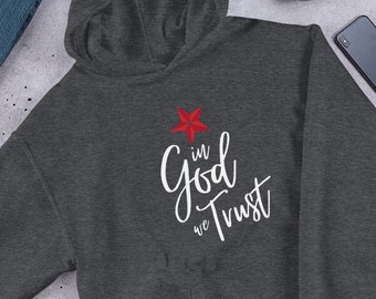 In God We Trust Hoodie - Etsy