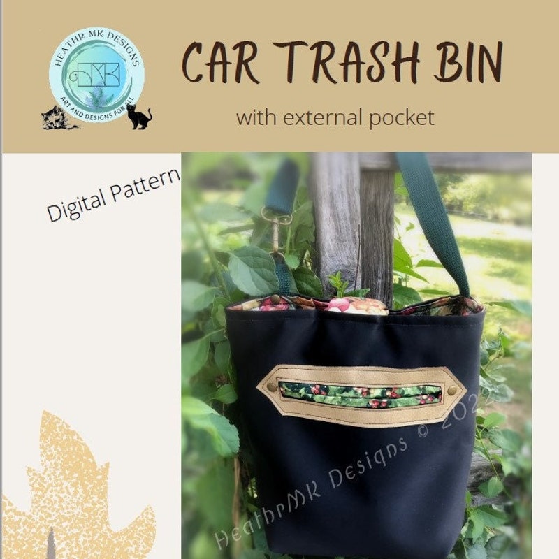 Car Trash Bag Pattern - Etsy