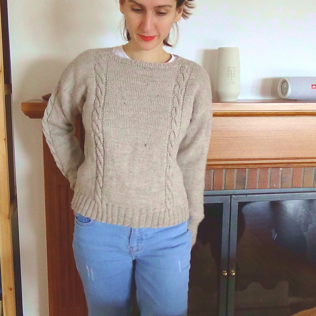 KNITTING PATTERN - the Himalaya Sweater, Simple Rectangles, Adult Small ...