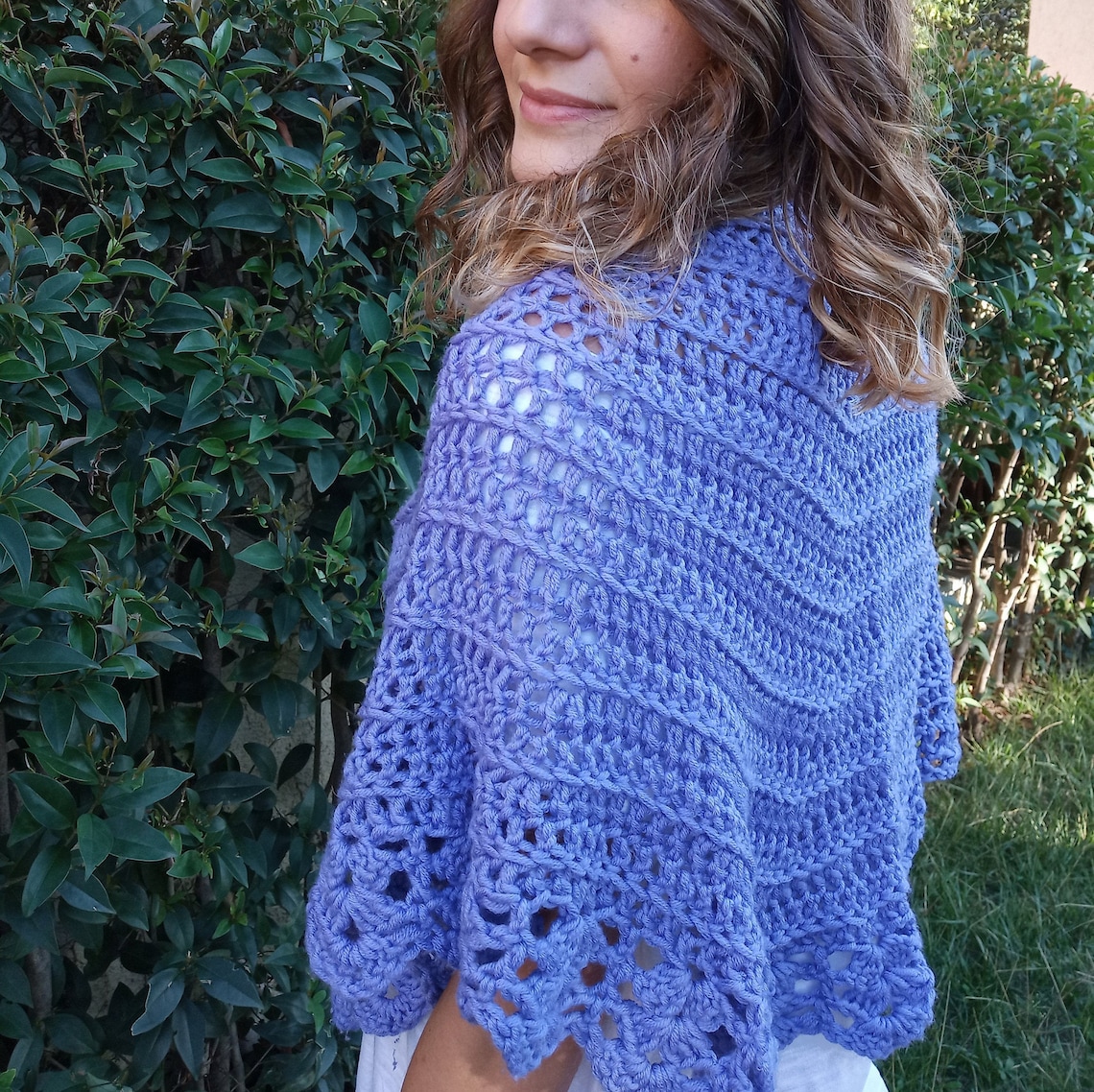 CROCHET PATTERN - Cosy Shawl - Crochet Easy Shawl - Beginner Crochet ...