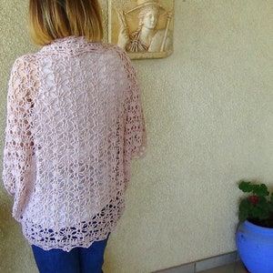 CROCHET PATTERN — Lacy Shrug — Crochet Summer Shrug — Easy Pattern — 10 ...
