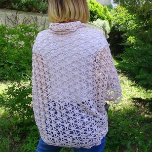 CROCHET PATTERN — Lacy Shrug — Crochet Summer Shrug — Easy Pattern — 10 ...