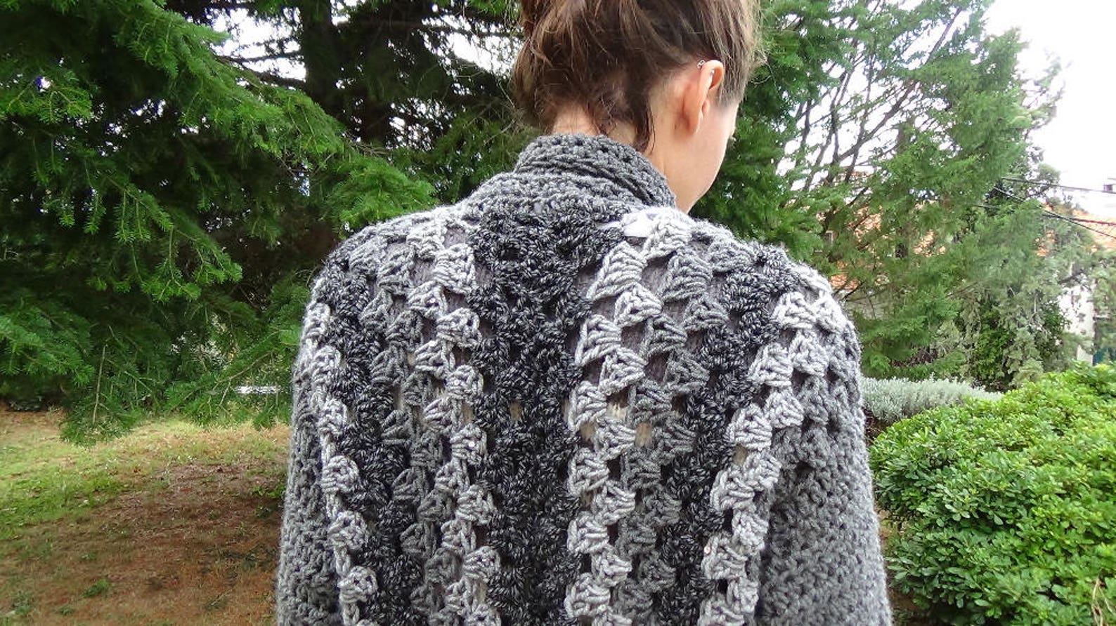 CROCHET PATTERN - Chunky Warm Cardigan - Crochet Pdf Pattern-adult Size ...