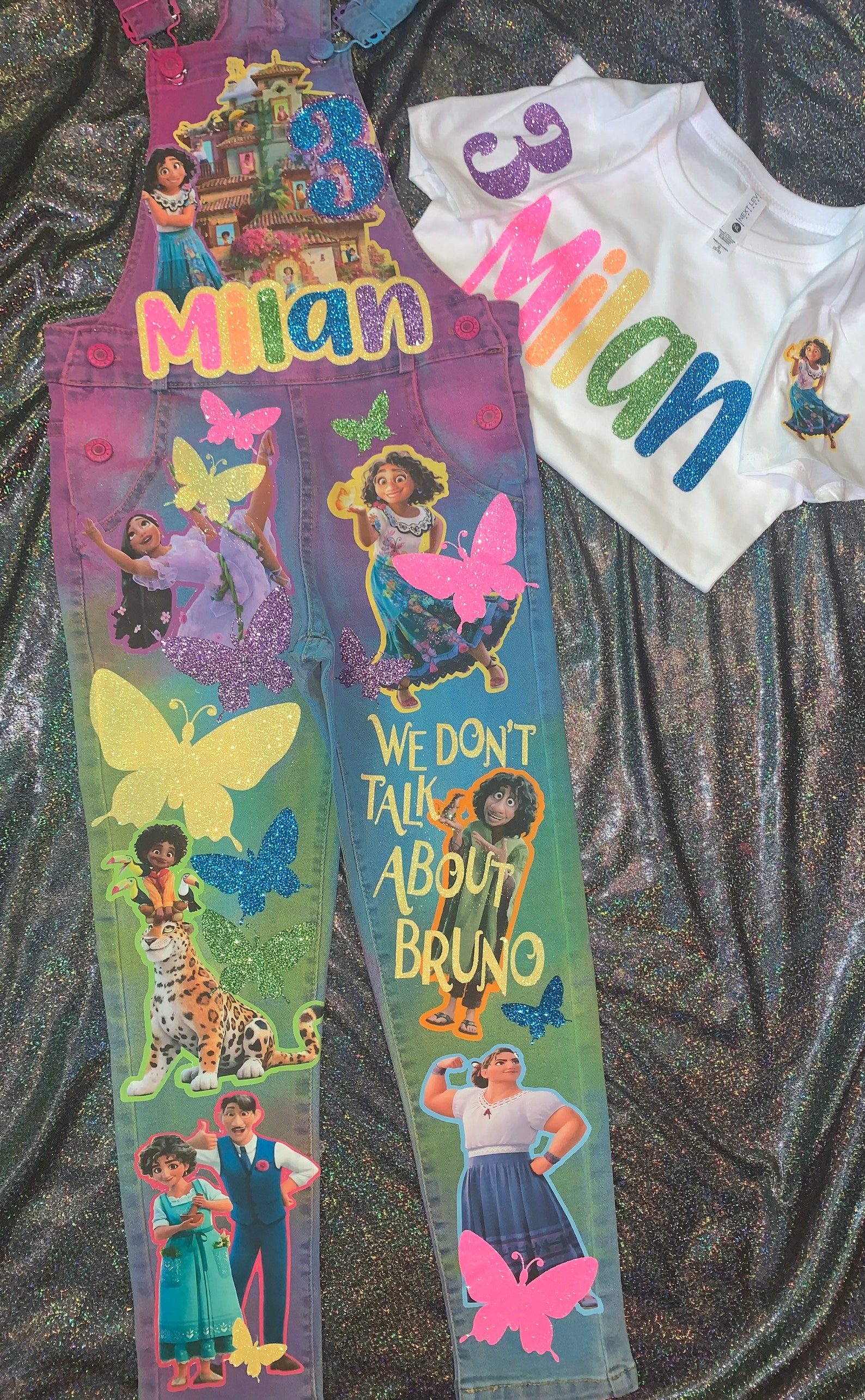 OVERALLS Birthday Overalls Custom Denim - Etsy