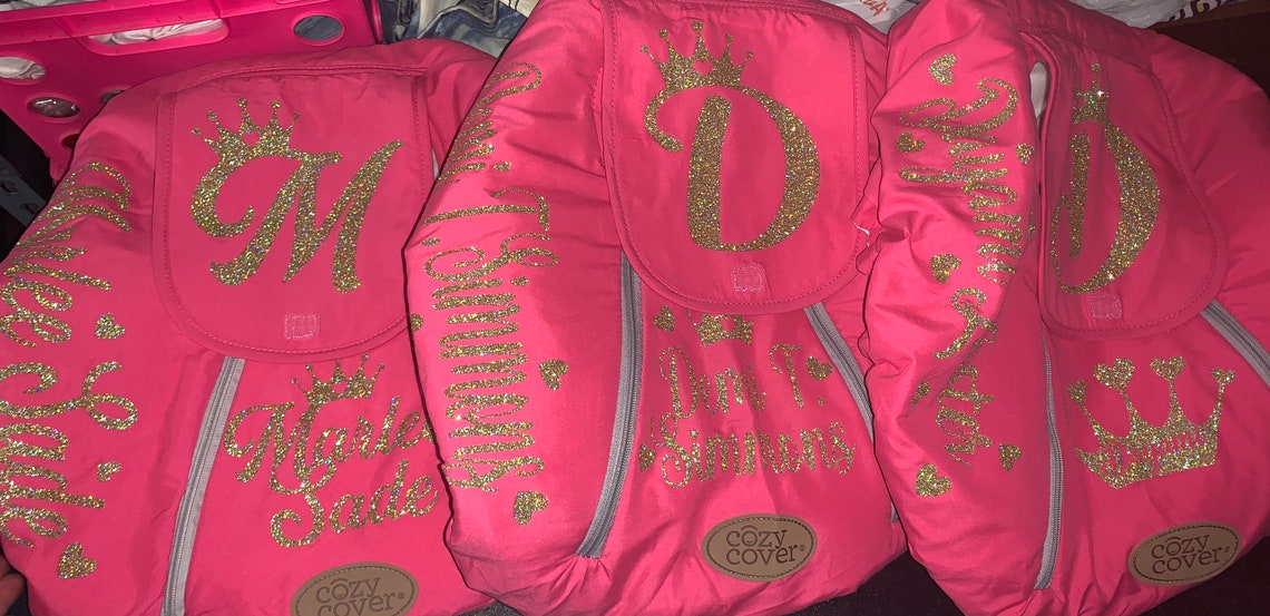 Customized Car Seat Covers Cozy BAby GIrl BAby BOY | Etsy