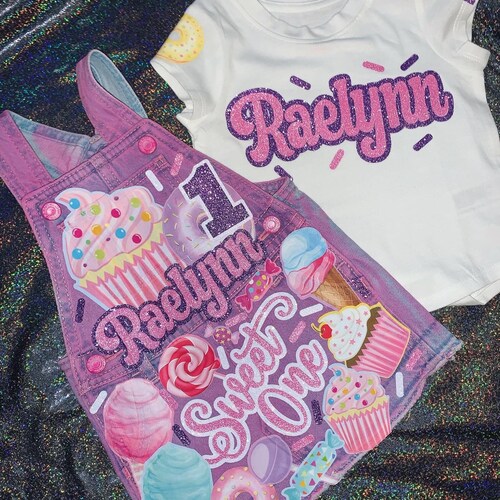 OVERALLS Birthday Overalls Custom Denim Birthday Outfit - Etsy