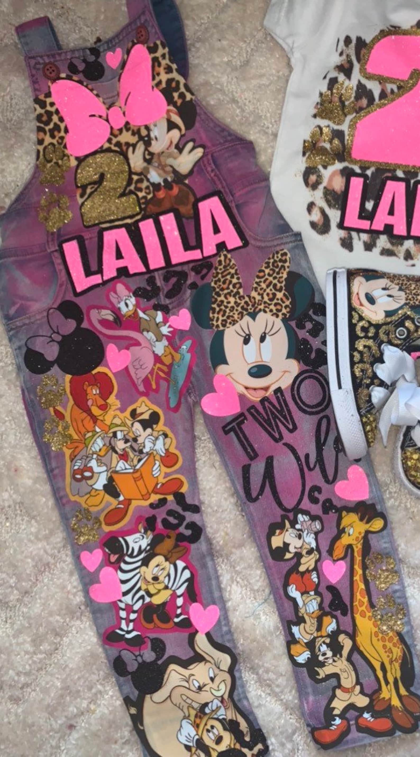 Girl Safari Animal Print OVERALLS Birthday Overalls Custom - Etsy