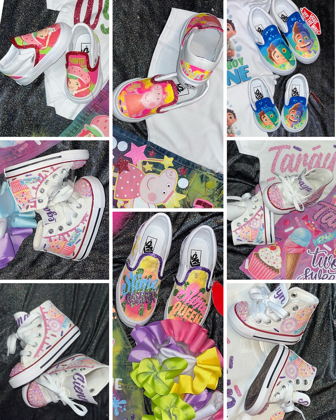 Add on Shoes! Custom Slip on Vans or Converse - Etsy