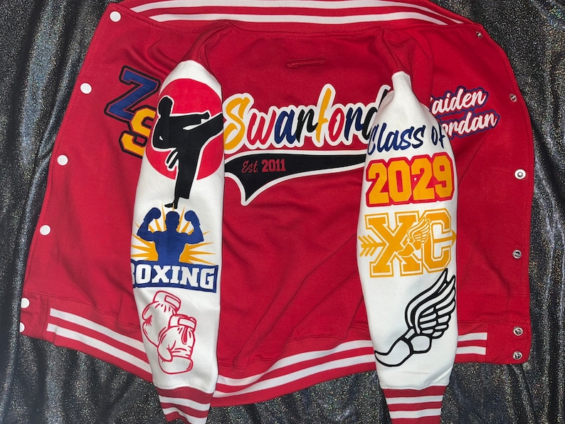 Full Sleeve Multi Color Custom Letterman Varsity Jackets for - Etsy