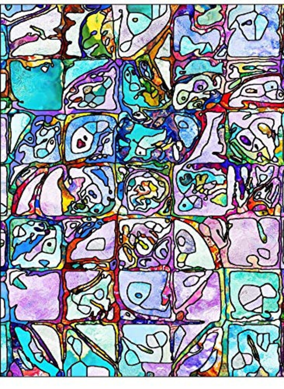 Stain Glass Illusions - - Ceramic Decals- Enamel Decal - Glass Decal ...