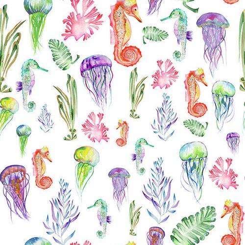 Pastel Tropical Fish Ceramic Decals Enamel Decal Fusible - Etsy