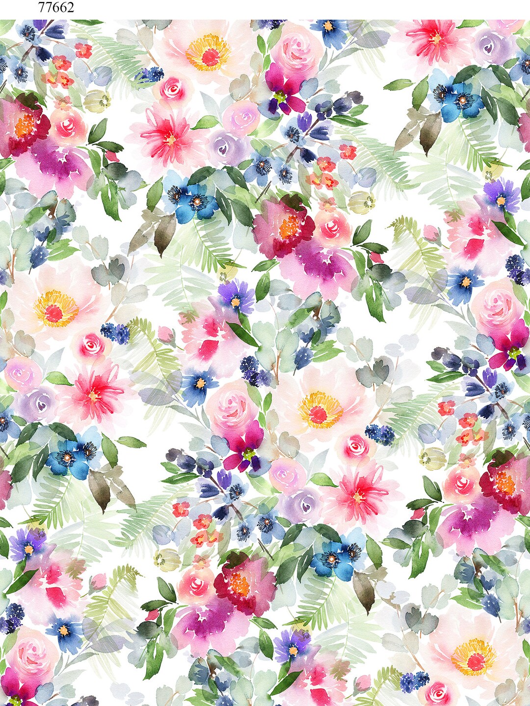 Multi Colored Flowers - Ceramic Decals- Enamel Decal - Fusible Decal ...