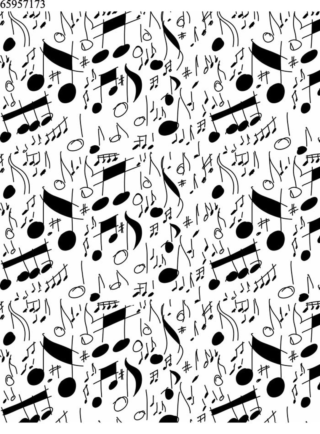 Musical Notes - Ceramic Decals- Enamel Decal - Glass Decal- 65957173 - Etsy