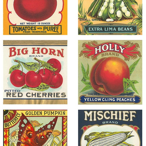 Veggies Ceramic Decals Enamel Decal Fusible Decal Glass - Etsy