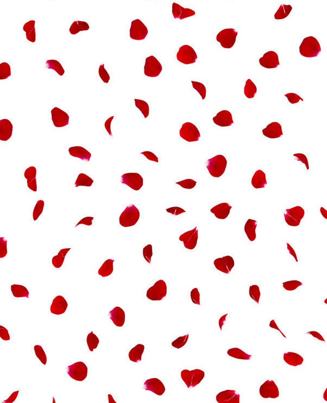 Red Flower Petals - Ceramic Decals- Enamel Decal - Glass Decal- 35064 ...