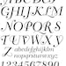 Fancy Script Alphabet Monograms - Ceramic Decals- Enamel Decal - Glass ...